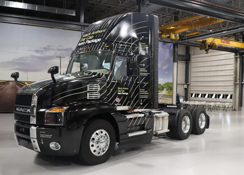 Mack Anthem now offers day cab roof fairing | Bulk Transporter