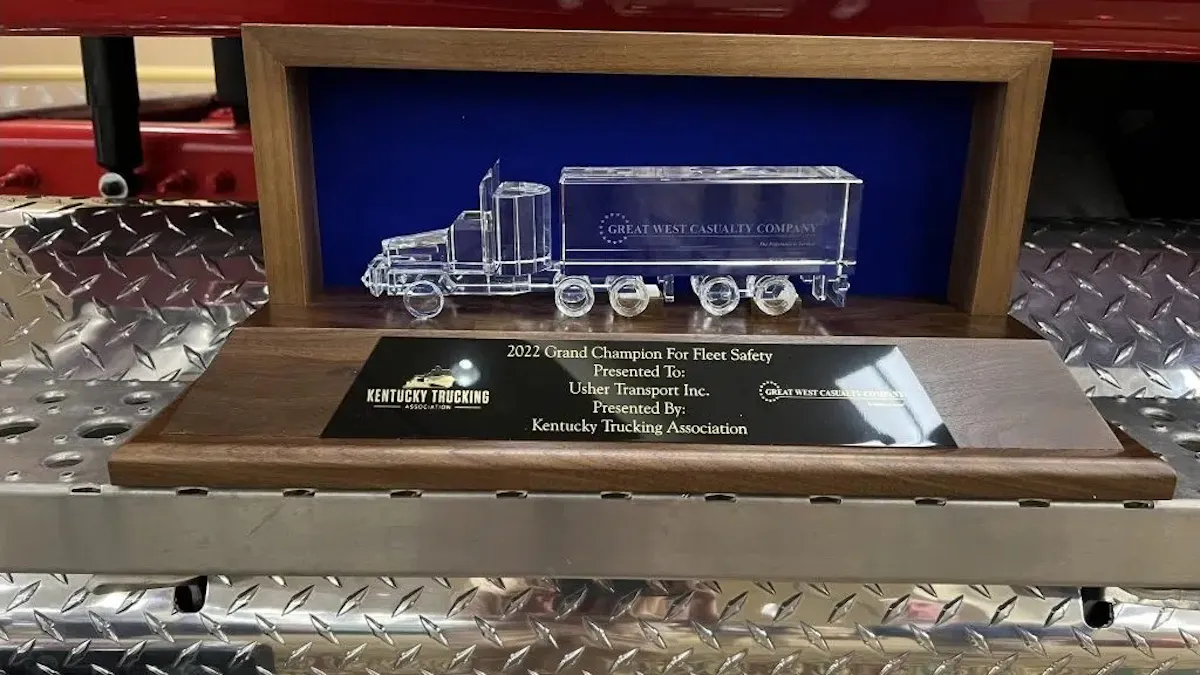 Usher Transport named the safest carrier in Kentucky | Bulk Transporter