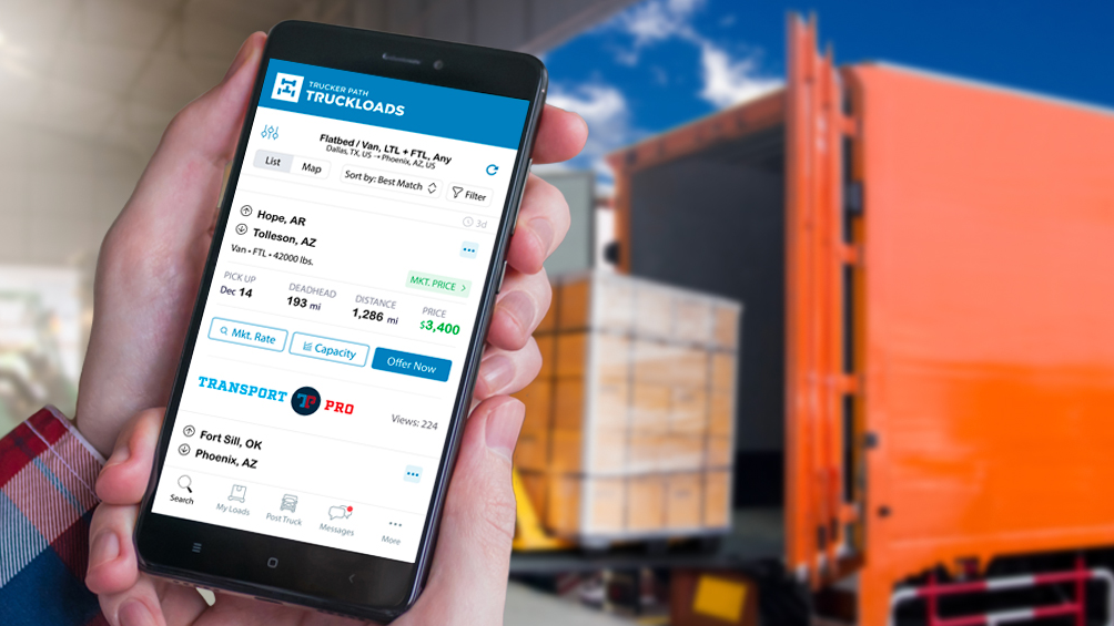 Trucker Path expands load visibility with Transport Pro integration ...