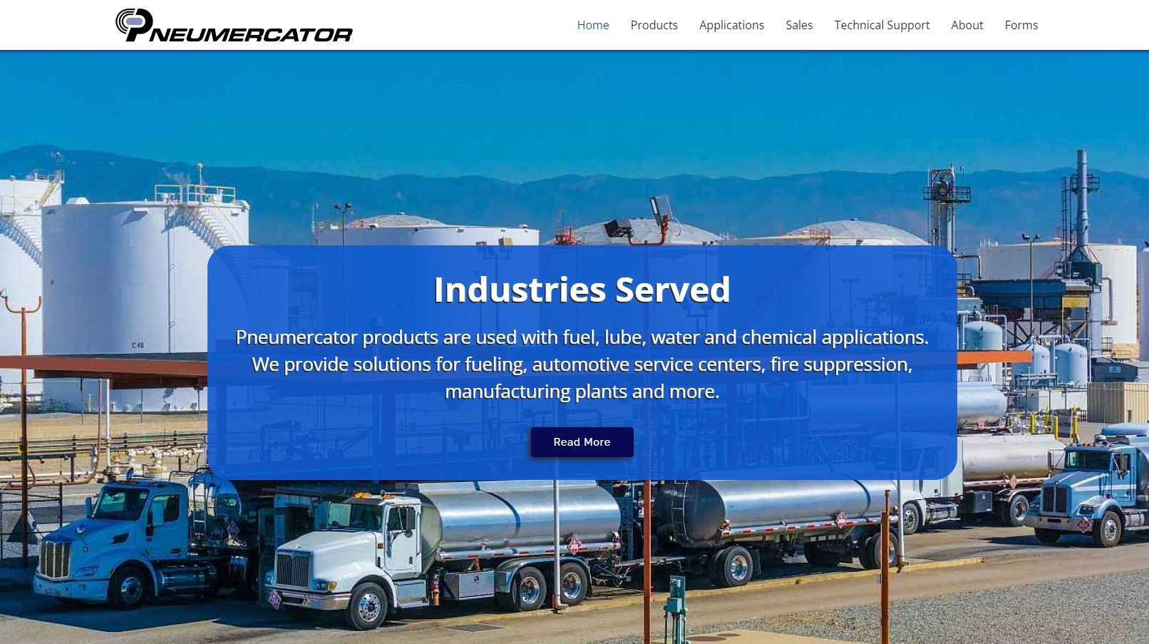 Pneumercator unveils refreshed website | Bulk Transporter